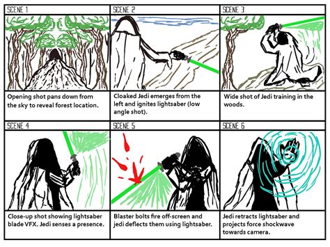 Storyboard For Vfx Short