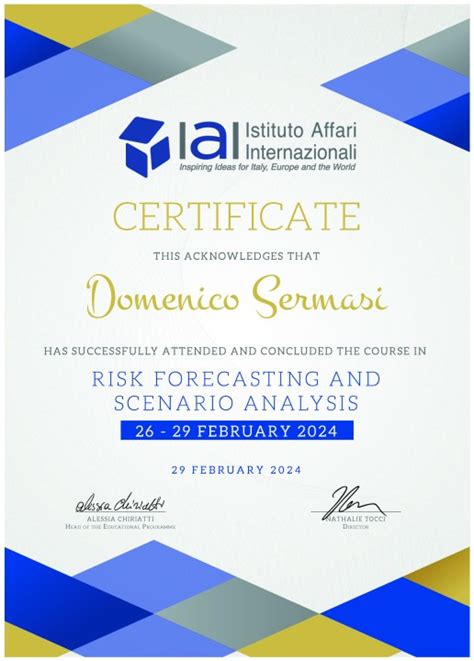 Risk Forecasting And Scenario Analysis