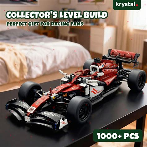 Lego‑compatible Ferrari Inspired F1 Car 110 Scale Jzh‑051