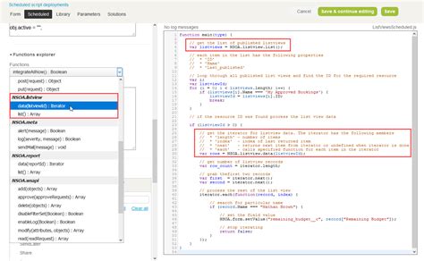 Netsuite Applications Suite Reading Published Resource Data In Form And Scheduled Scripts In