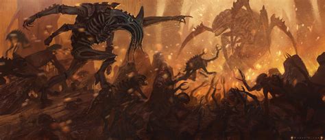Warhammer 40k The Tyranid Outcast By Randize