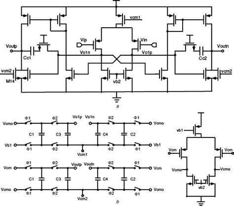 Two Stage Amplifier A Two Stage Class Aab Opamp B Its Common Mode