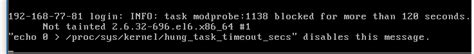 重装centos7 4出现blocked for more than 120 seconds 智简魔方