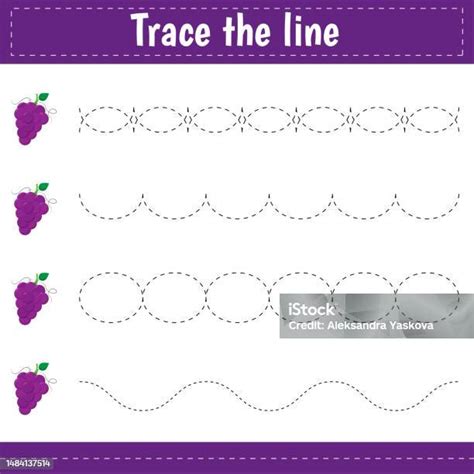 Fiche De Pratique De Lécriture Manuscrite Jeu Éducatif Pour Enfants