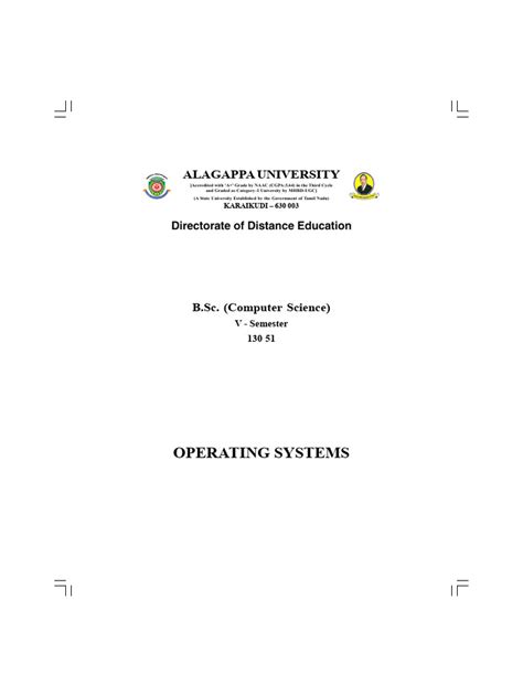 ug b sc computer science 130 51 operating systems binder 8461 pdf