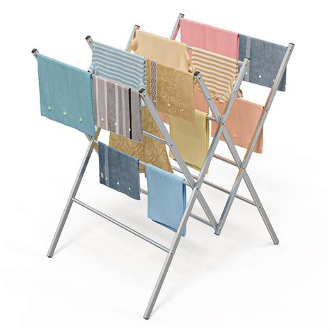 Rebrilliant Metal Folding Drying Rack 11 Bars Wayfair