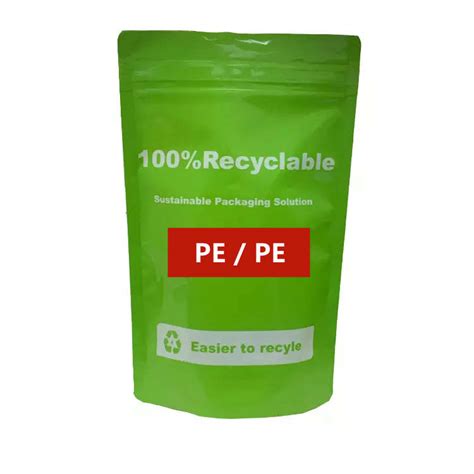 Recyclable Stand Up Pouches 100 Recyclable High Barrier Mono Material Pe Pouches Manufacturer
