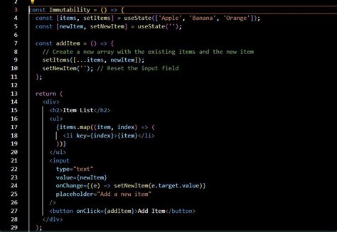 Hamza Aoun On Linkedin Usestate Usereducer Javascript Reactjs Immutability Statemanagement