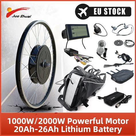 강력한 전기 자전거 변환 키트 리튬 배터리 포함 장거리 100km 2000w 모터 48v 1000w 1500w