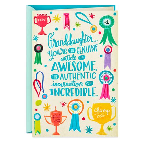 Free Birthday Cards For Granddaughter Printable Birthday