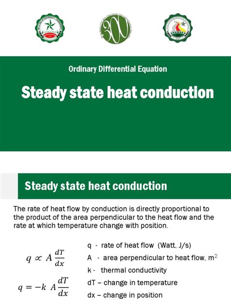 12 Differential Equation Steady State Heat Conduction Pdf
