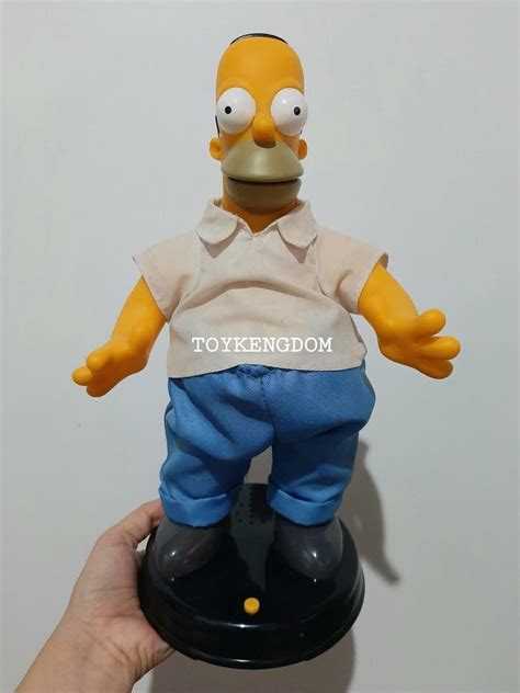 2002 Singing And Dancing 12 Homer Simpson Figure By Gemmy Working