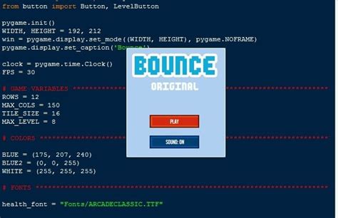 Bounce Clone Game Using Pygame In Python With Source Code Sourcecodester