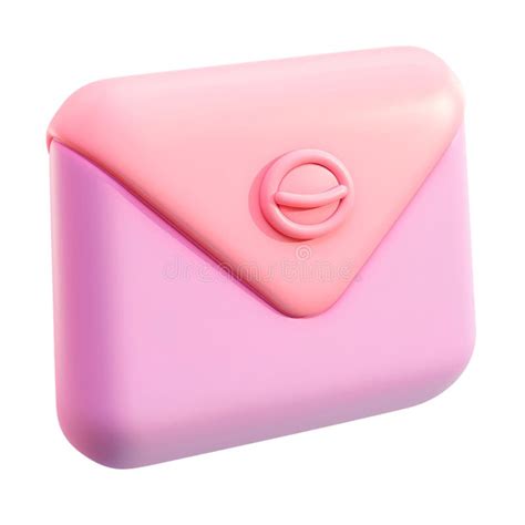 3d Icon Of E Mail Envelope Letter Electronic Mail Concept Stock