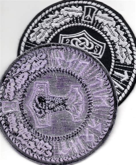Viking Odins Hammer Mjolnir Skinhead Biker Patch Etsy Uk