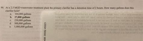 Help On A Math Problem Rwastewater