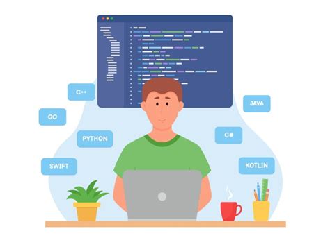 software development programming coding royalty free vector