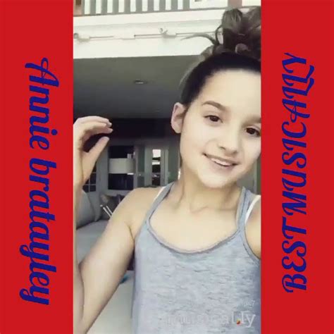 Best Musically Annie Bratayley Presshandstands Youtube