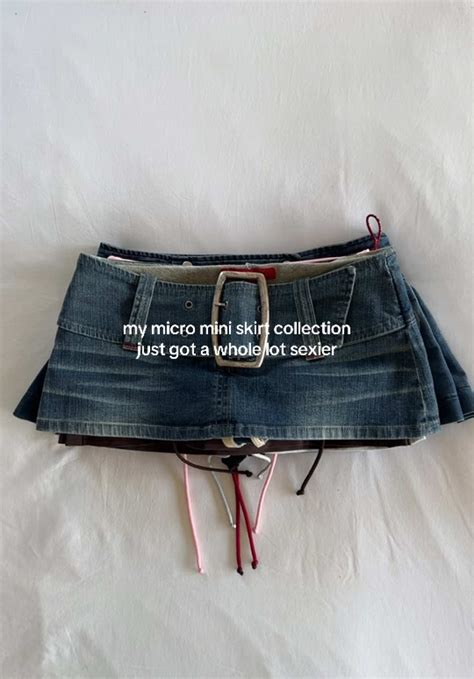 Micro Mini Skirt Collection Showcase Tiktok