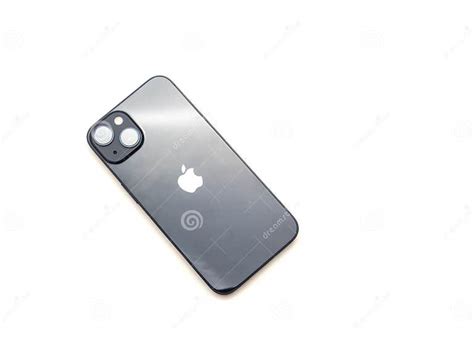 Top View Showing Advanced Dual Camera System On Apple Iphone 13 In New