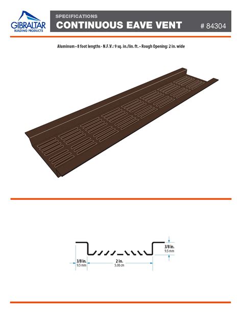 Continuous Soffit Vent