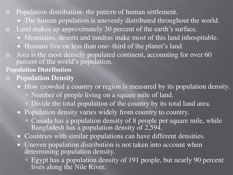 Ppt Understanding Global Population Growth And Distribution