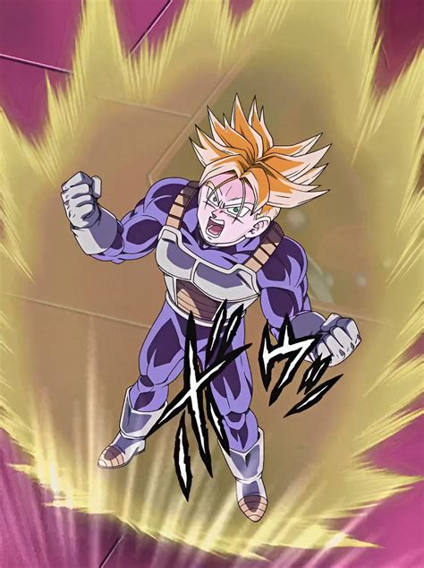 Ss Trunks Charging Ki By Johnny120588 On Deviantart