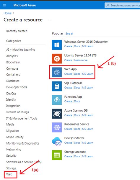azure web app service with ci and cd