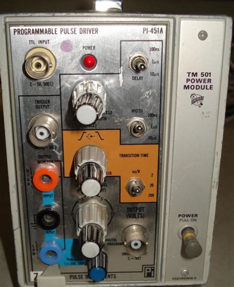 Tektronix Tm501 Pi 451a Power Module Programmable Puls Tektronix Tm501 Pi 451a Power Module Programmable Puls