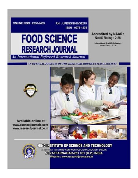 Food Science Research Journal Pdf
