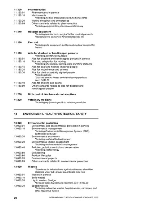 International Classification For Standards Material Classification And