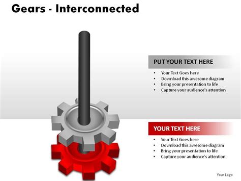 Gears Interconnected Powerpoint Presentation Slides PowerPoint Templates Download PPT