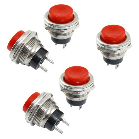 Mini Push Button 8mm Waterproof Ip65 Momentary Mini Push Button Switch