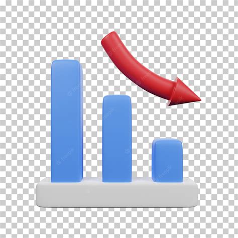 Premium Psd Bar Chart 3d Rendering