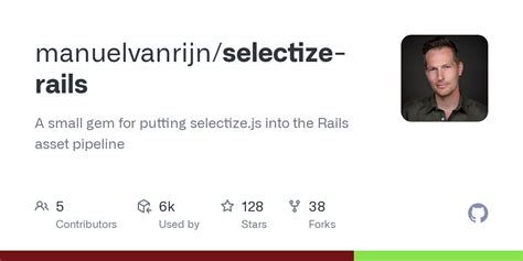 github manuelvanrijn selectize rails a small gem for putting