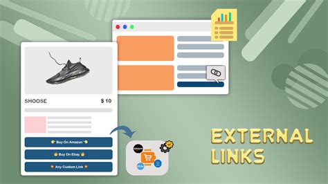 Beuniq ‑ External Links Add External Links And Affiliate Links Buttons On All Pages Shopify