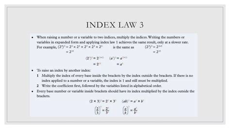 Algebra Index Lawspptx