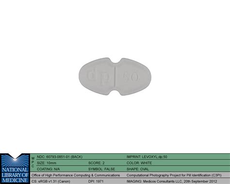 Pill Identifier Levoxyl Size Shape Imprints And Color