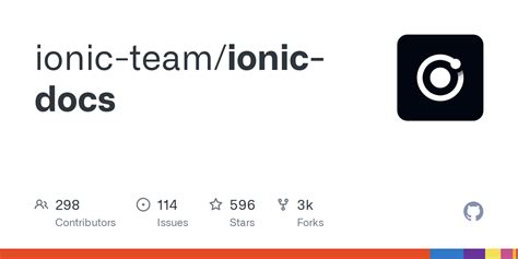 Github Ionic Teamionic Docs