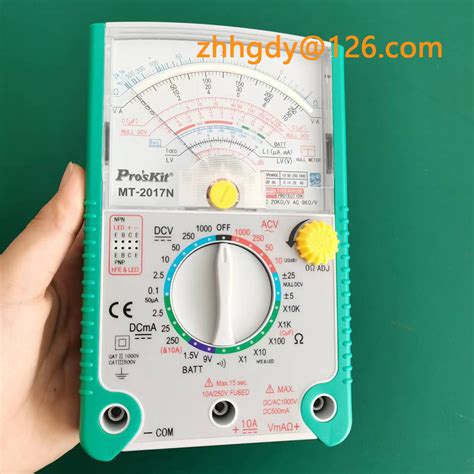 Proskit Mt 2017n Mt 2019 Acdc Og Graph Pointer Multimeter Anti Burning Pointer Professional Ohm