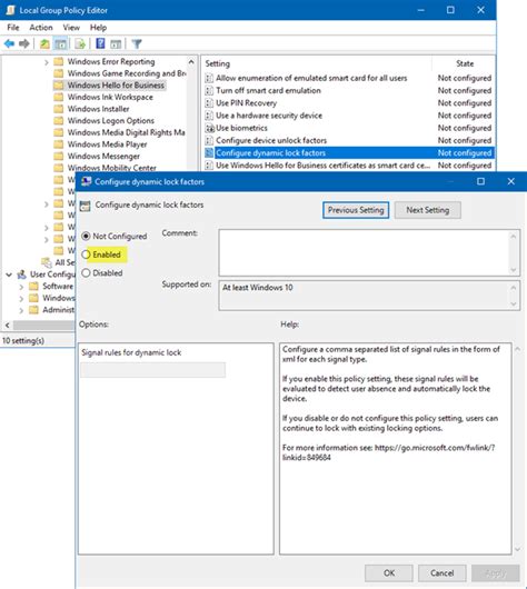 Dynamic Lock Is Not Working Missing Or Grayed Out In Windows 11