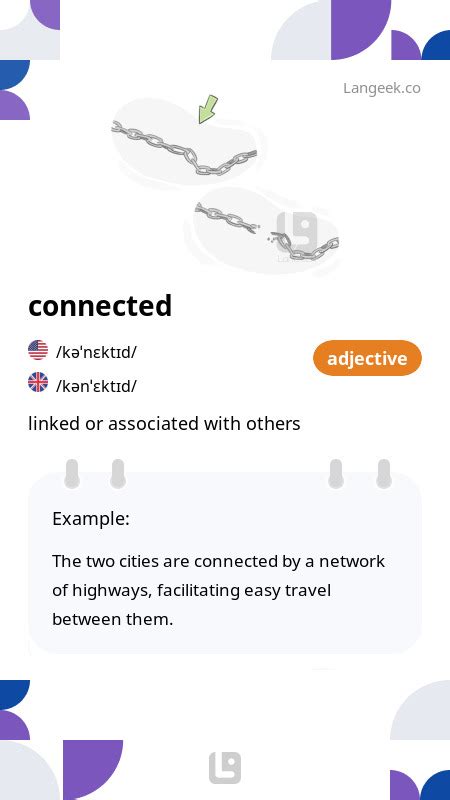 Definition And Meaning Of Connected Picture Dictionary