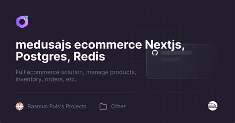 Deploy Medusajs Ecommerce Nextjs Postgres Redis Railway
