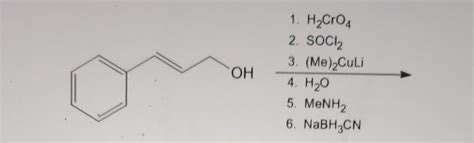 Solved Please Help Me With The Following Synthesis Question