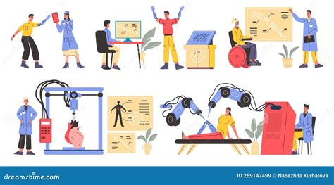 Future Surgery And Medicine Technologies Treatment And Bionic Cyber Prosthetics 3d Print