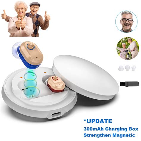 Personal Sound Amplifiers For Ears Rechargeable Portable Amplifiers