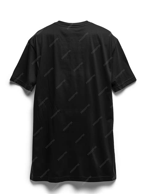 Premium Photo A Black Shirt With A White Logo On The Back
