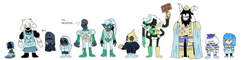 Fellnegative Take Cast Sans Not To Scale By Ub Da On Deviantart