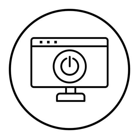 Premium Vector Power Interface Vector Illustration