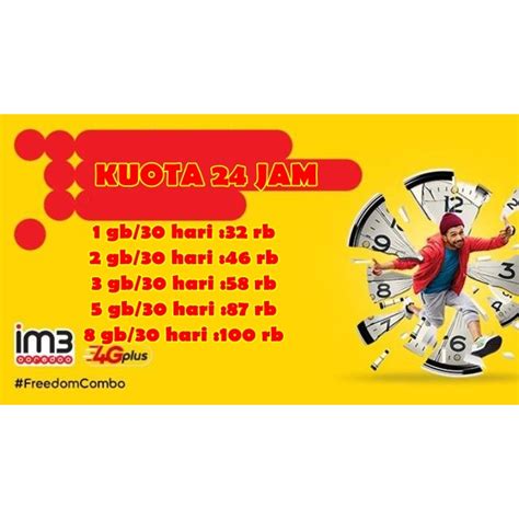 Jual Paket Data Indosat Gb Jam Murah Shopee Indonesia